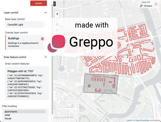 Greppo - Build geospatial applications and dashboards.